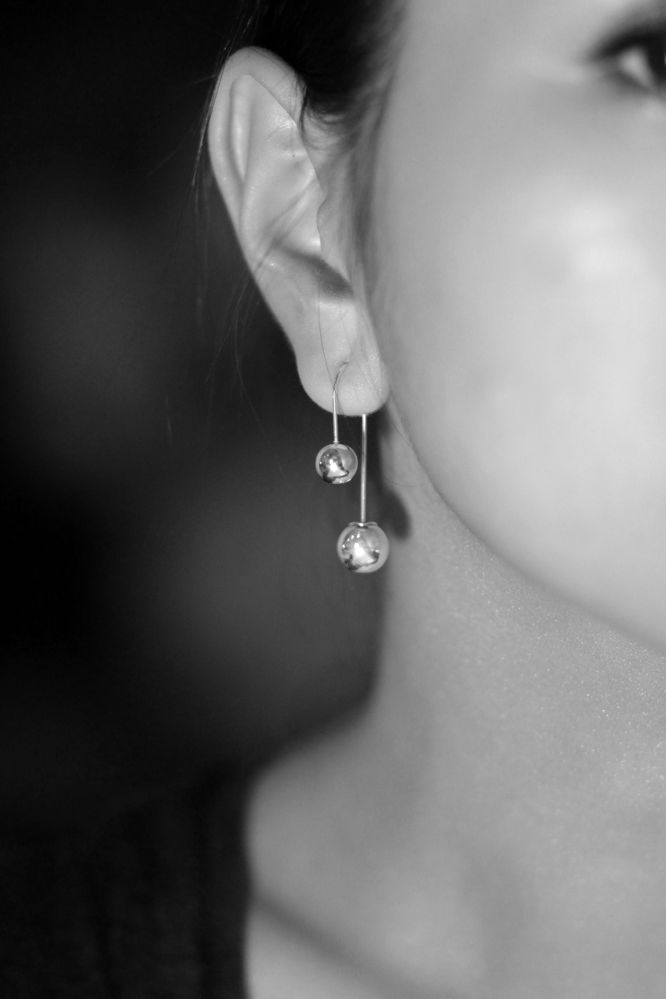 DOUBLE BALL DROP EARRINGS - LAO SILVER – MACK PHOLSINA